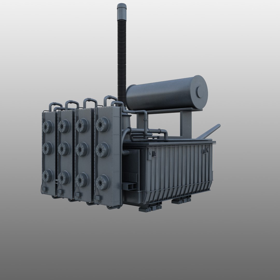 3d Electrical Transformer Model