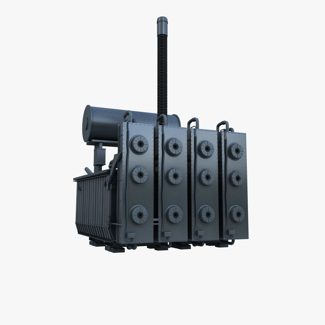 3d Electrical Transformer Model