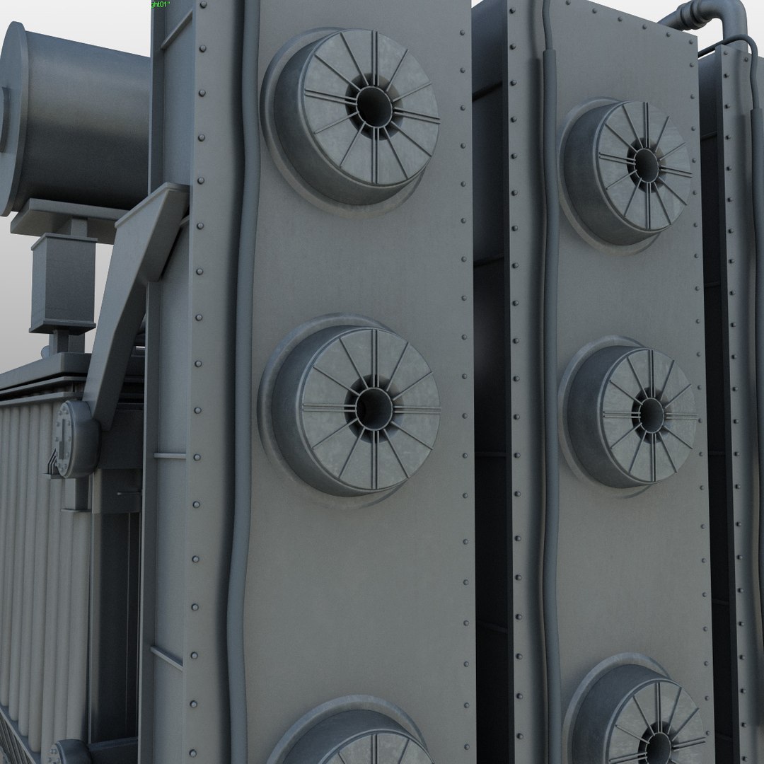 3d Electrical Transformer Model