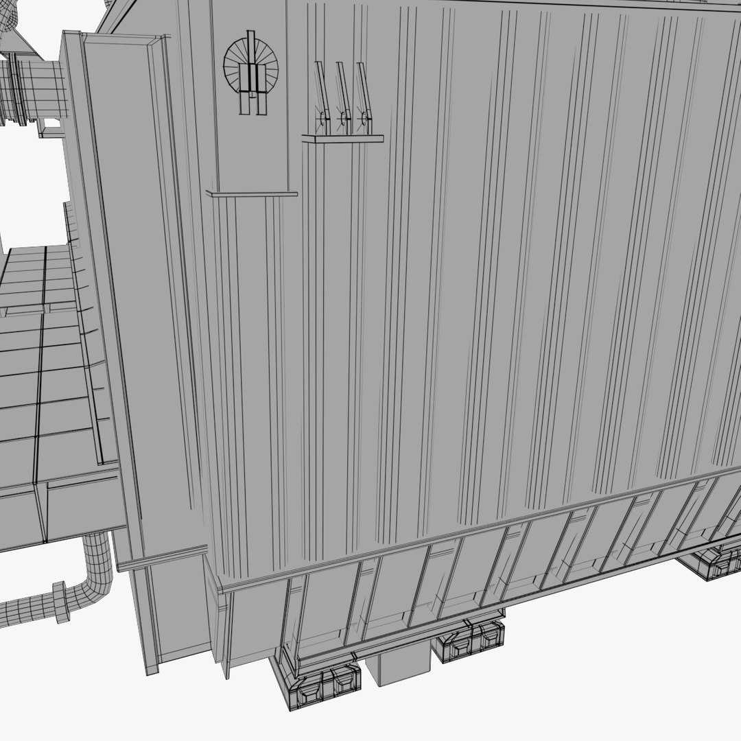 3d Electrical Transformer Model