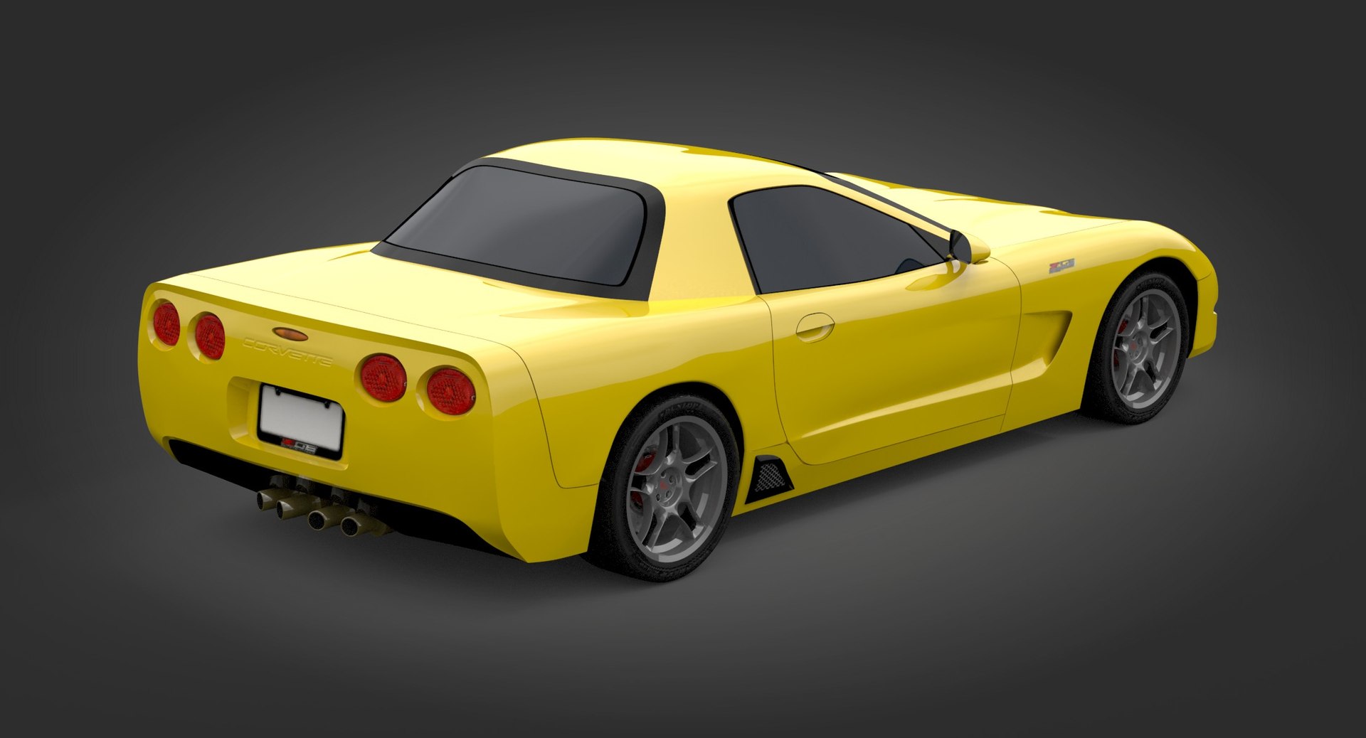 3d Chevrolet Corvette C5 Z06 Model