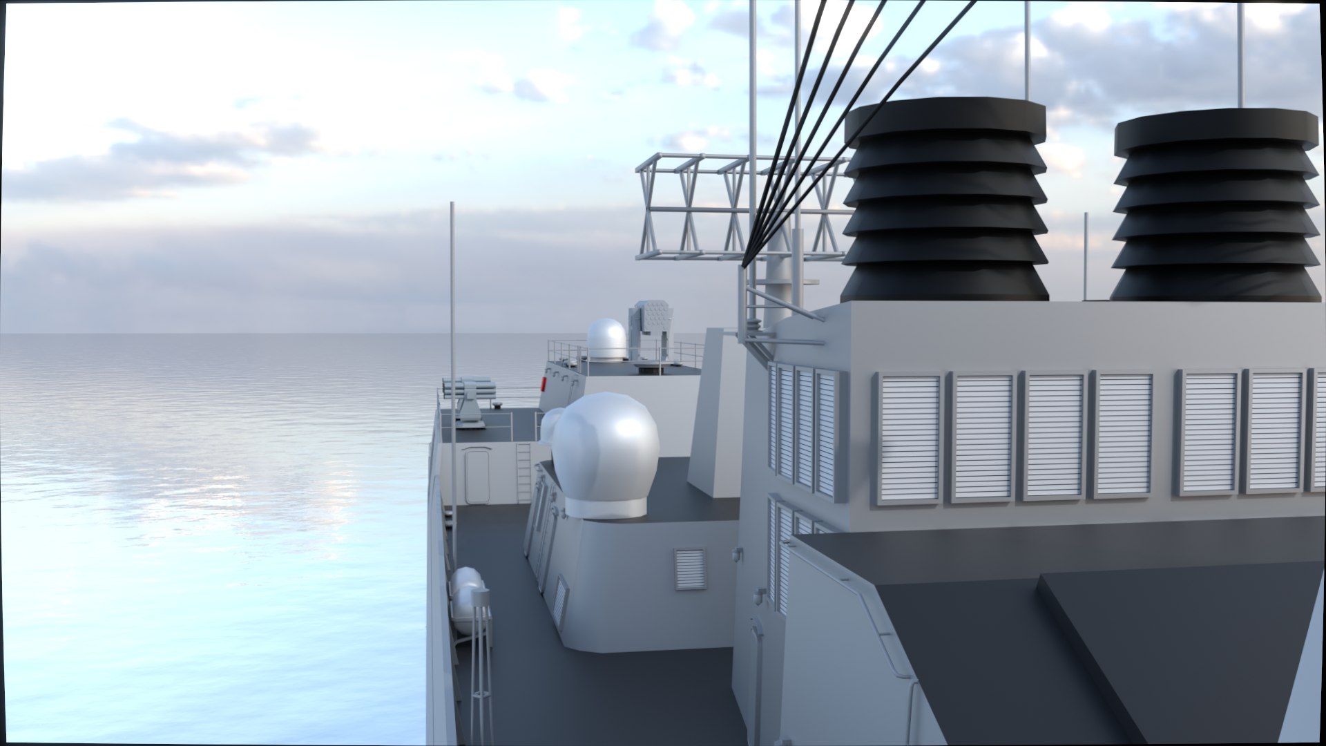 3D CN Type 052D Medium Poly Model - TurboSquid 2379152