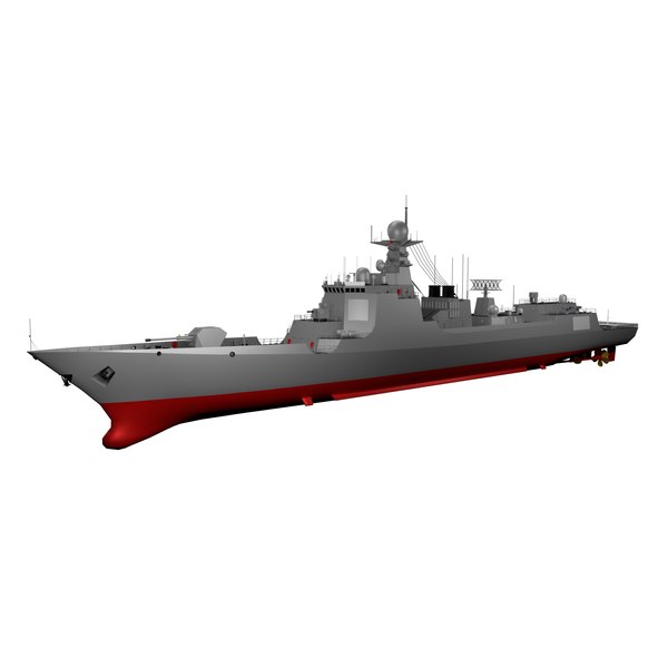 modelo 3d CN Tipo 052D Poliéster medio - TurboSquid 2379152