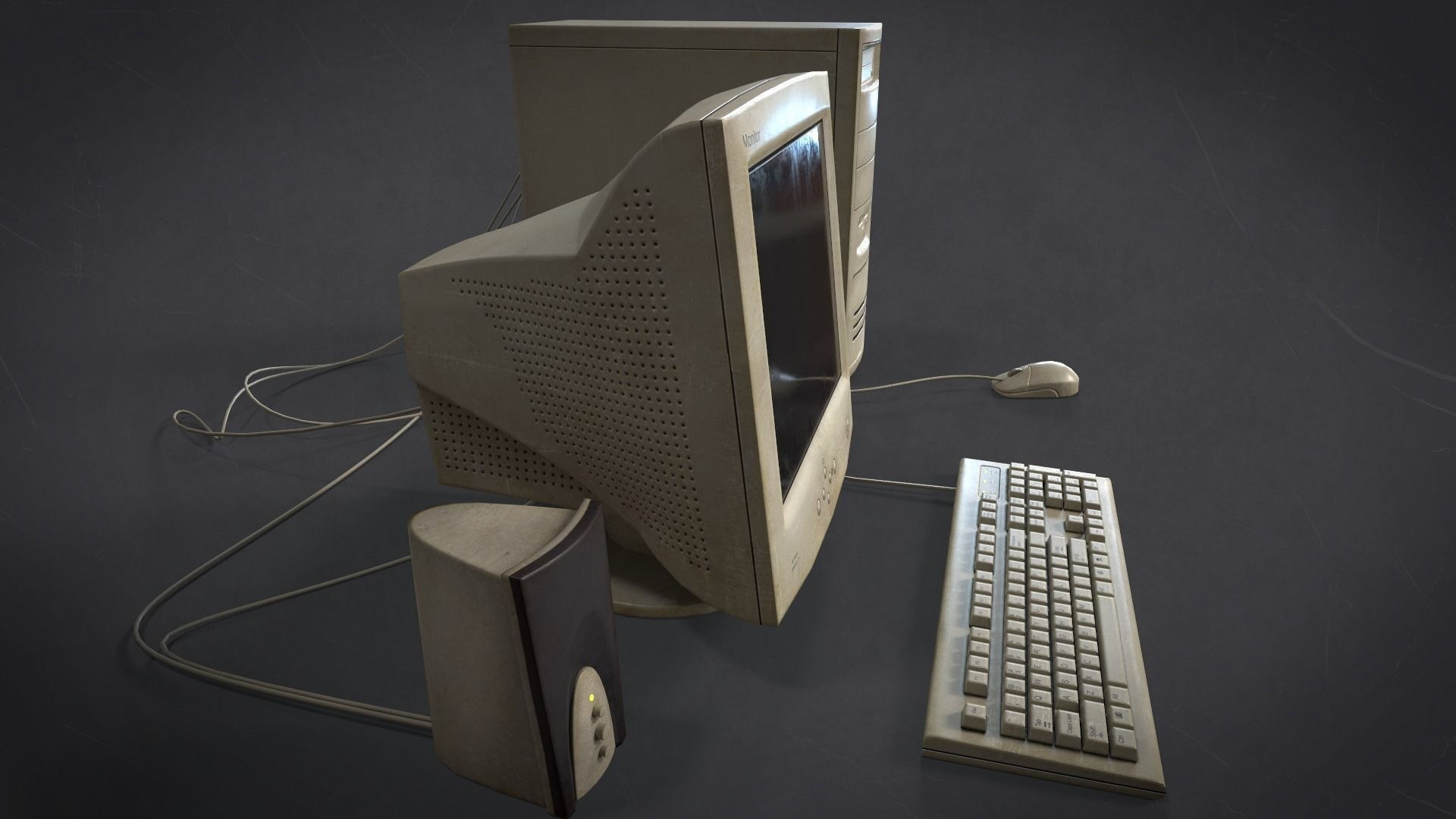 3D Old Computer Model - TurboSquid 2137842