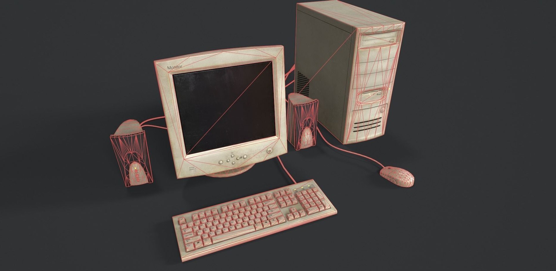3D Old Computer Model - TurboSquid 2137842