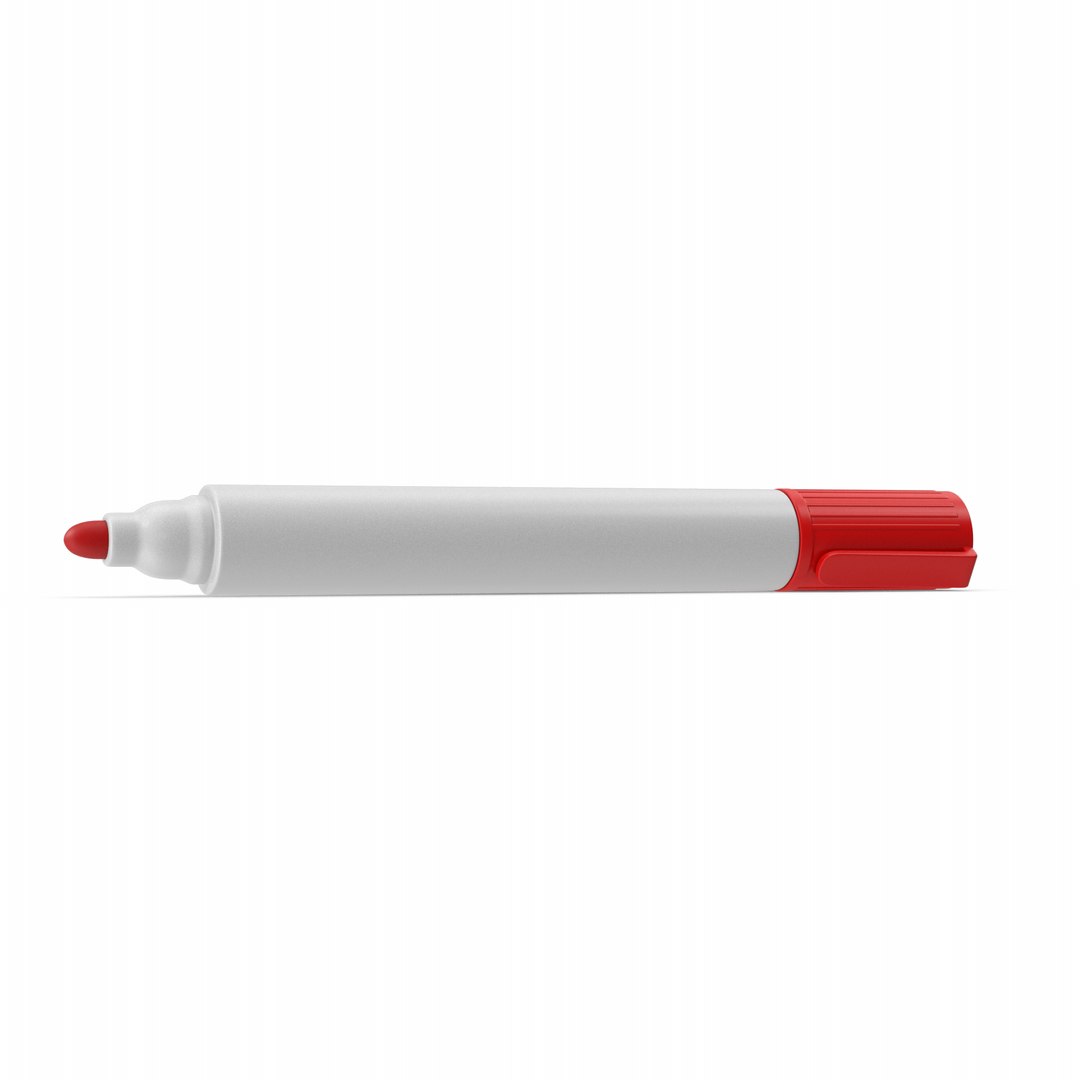 Red Marker 3D model - TurboSquid 2094352