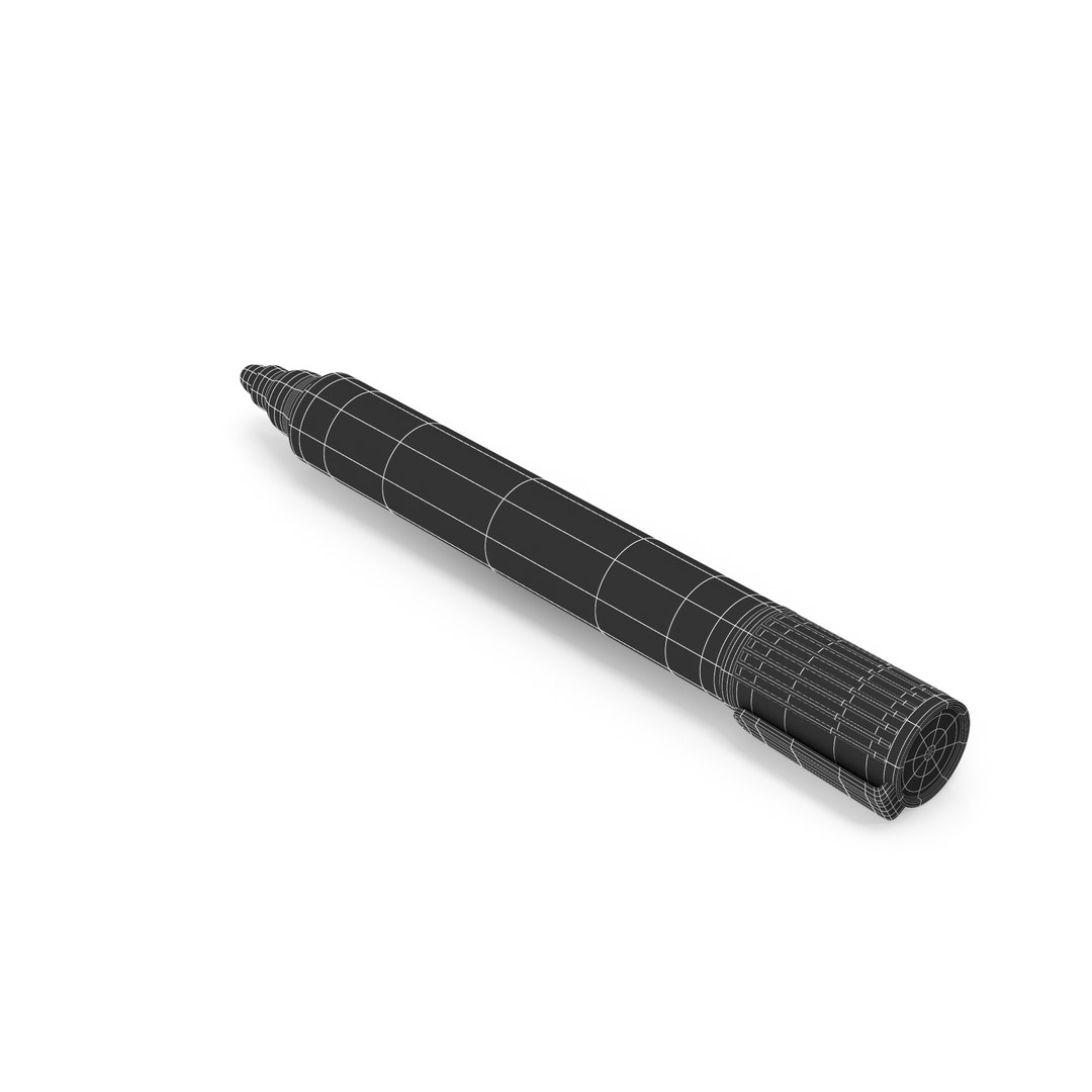 Red Marker 3D model - TurboSquid 2094352