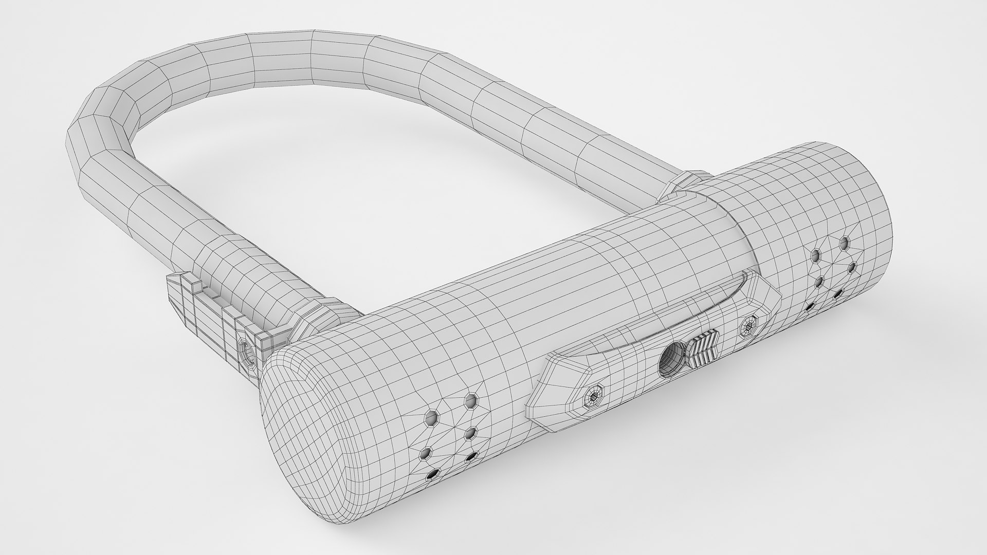 3D Model Bike Lock - TurboSquid 1709938