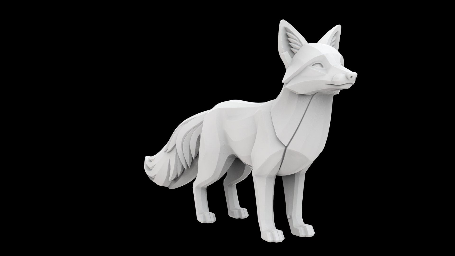 3D Fox 3D Print Model Model - TurboSquid 2455163