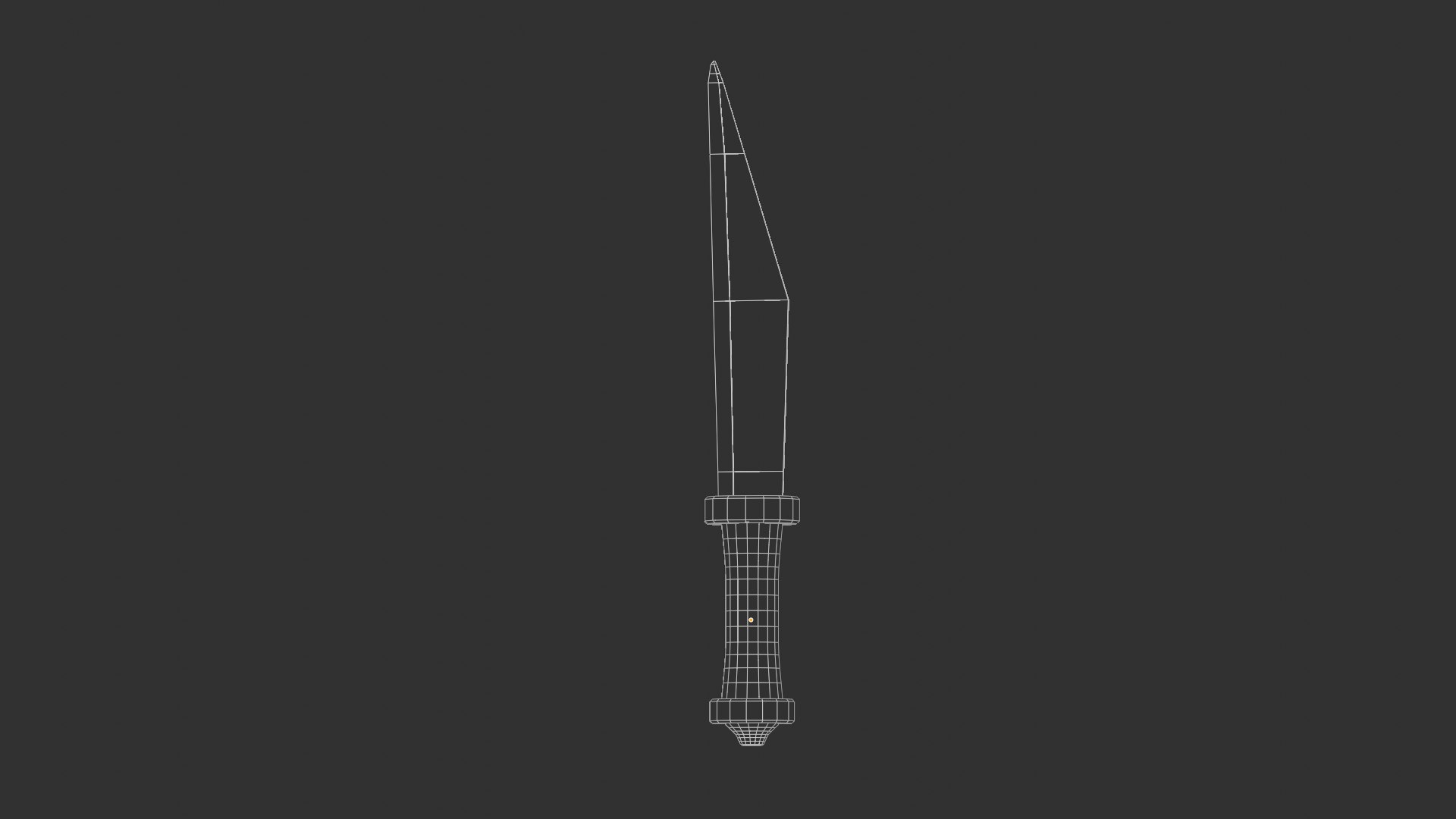 3d Medieval Seax Knife Model Turbosquid 2252833