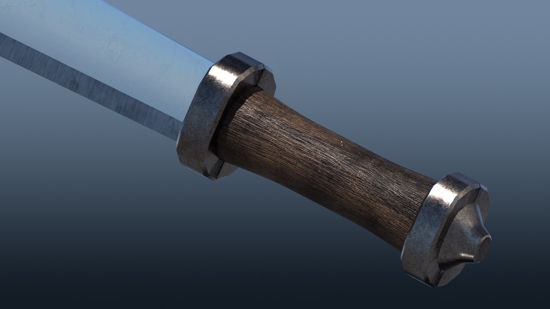 3D Medieval Seax Knife Model - TurboSquid 2252833