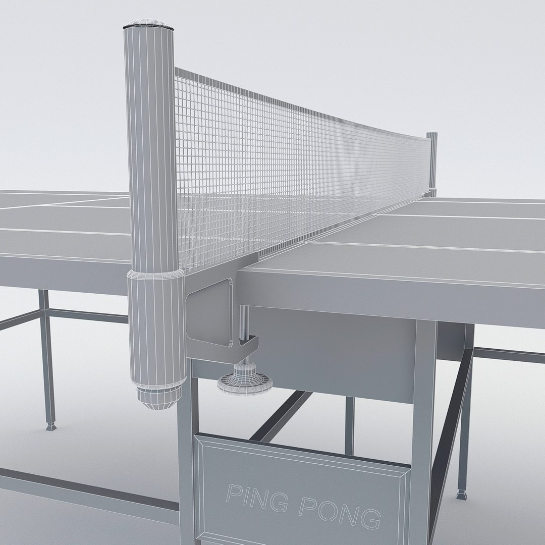 Table Tennis 3D Model - TurboSquid 1419028