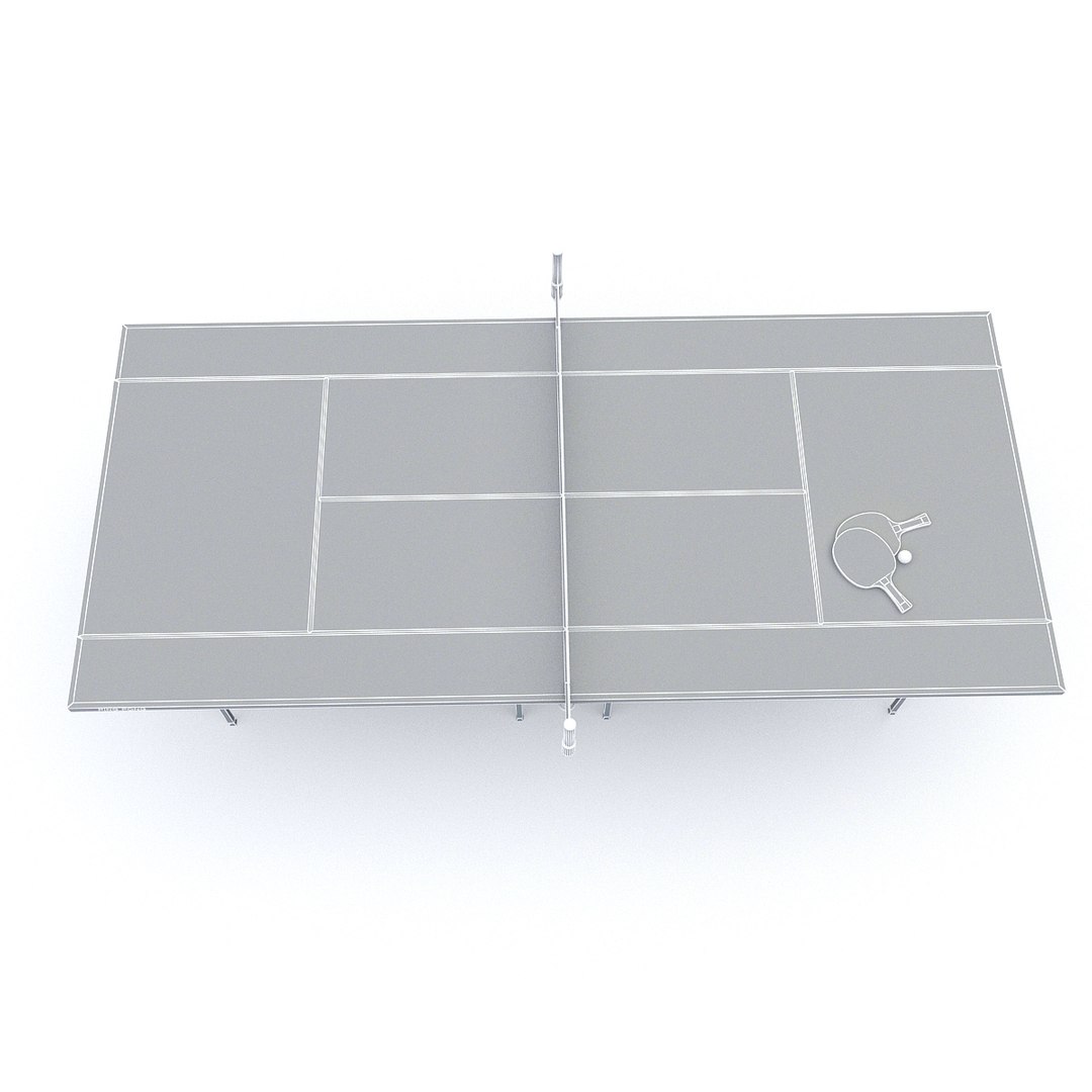 Table Tennis 3D Model - TurboSquid 1419028