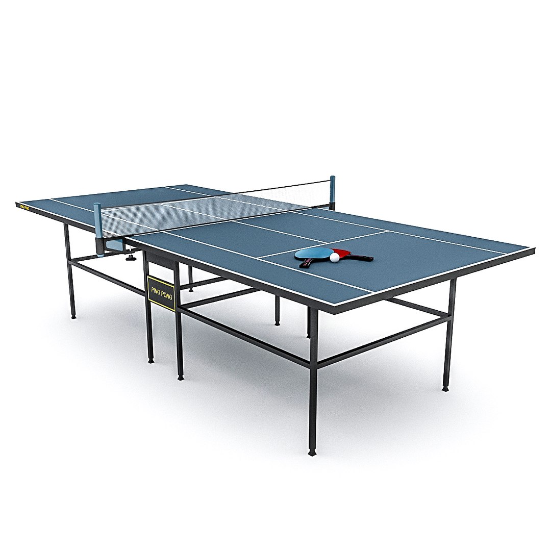 Table Tennis 3D Model - TurboSquid 1419028