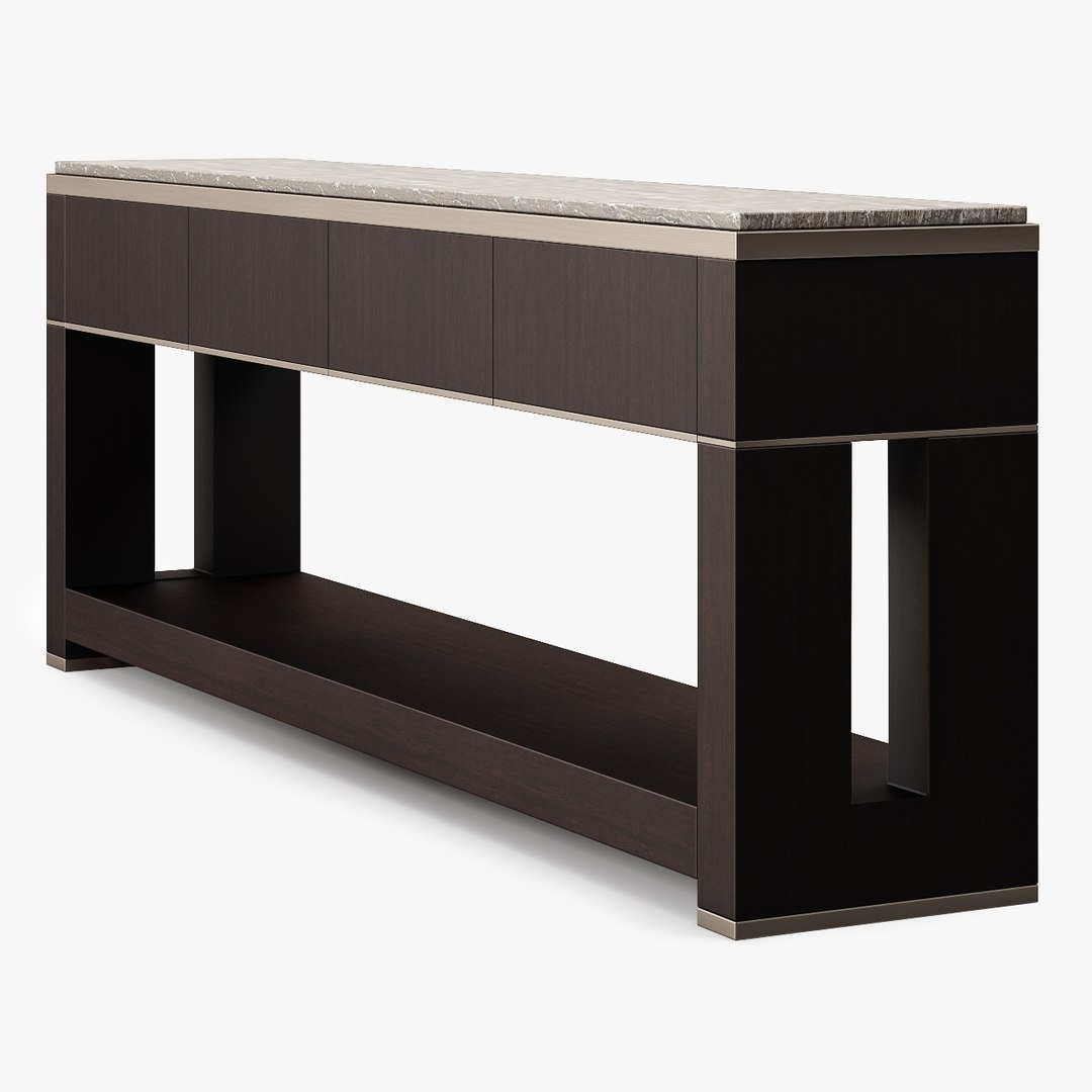 3d 3ds Holly Hunt Ghost Console