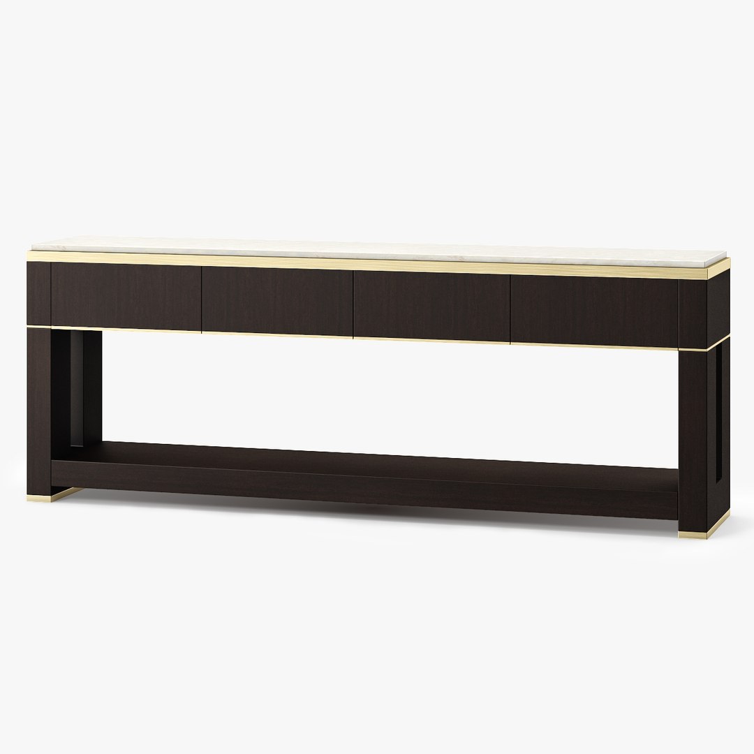 3d 3ds Holly Hunt Ghost Console