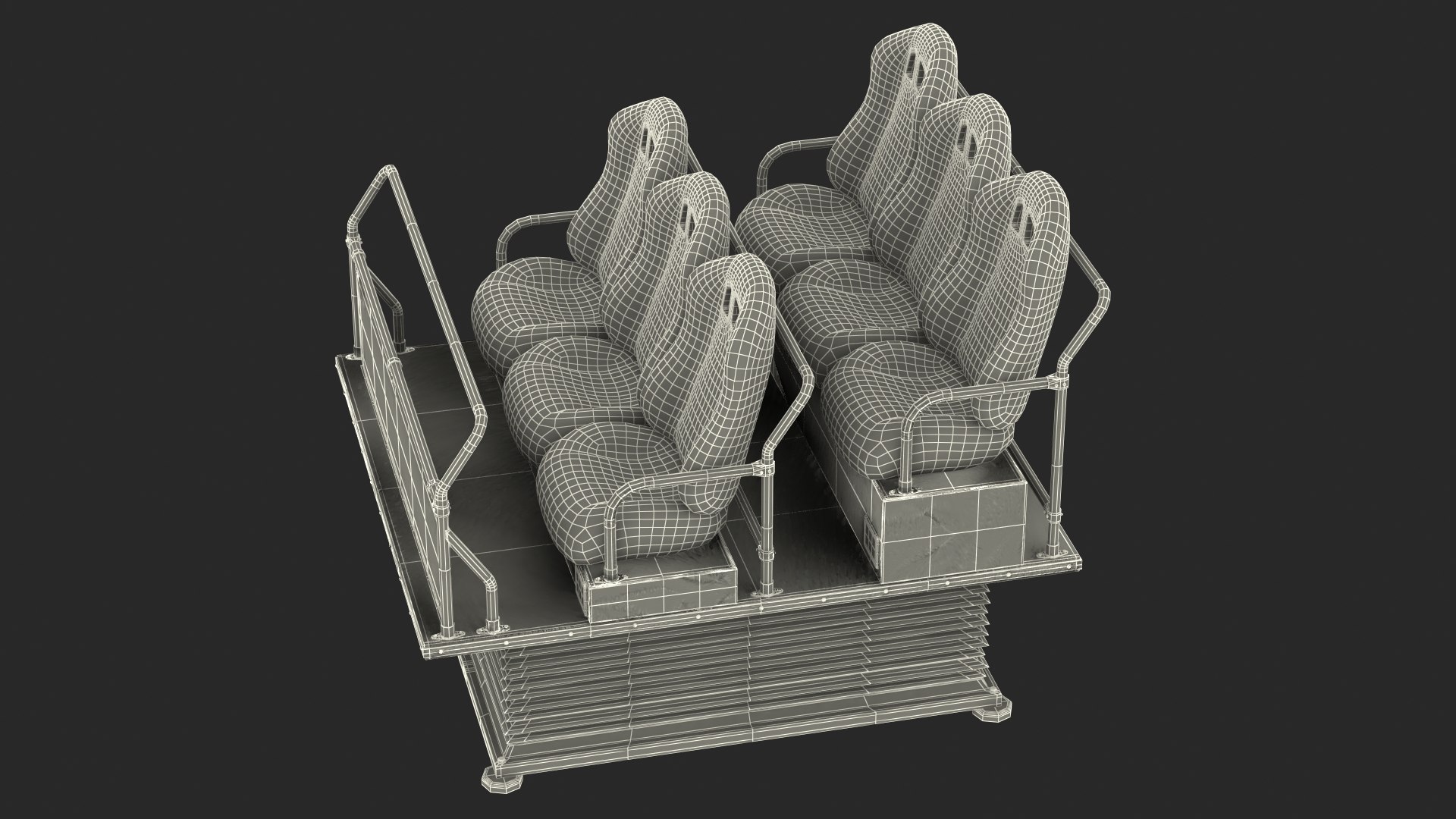 3D Dynamic Cinema Game Machine 7D model - TurboSquid 1766839