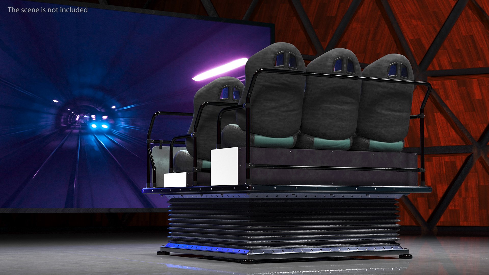 3D Dynamic Cinema Game Machine 7D Model - TurboSquid 1766839