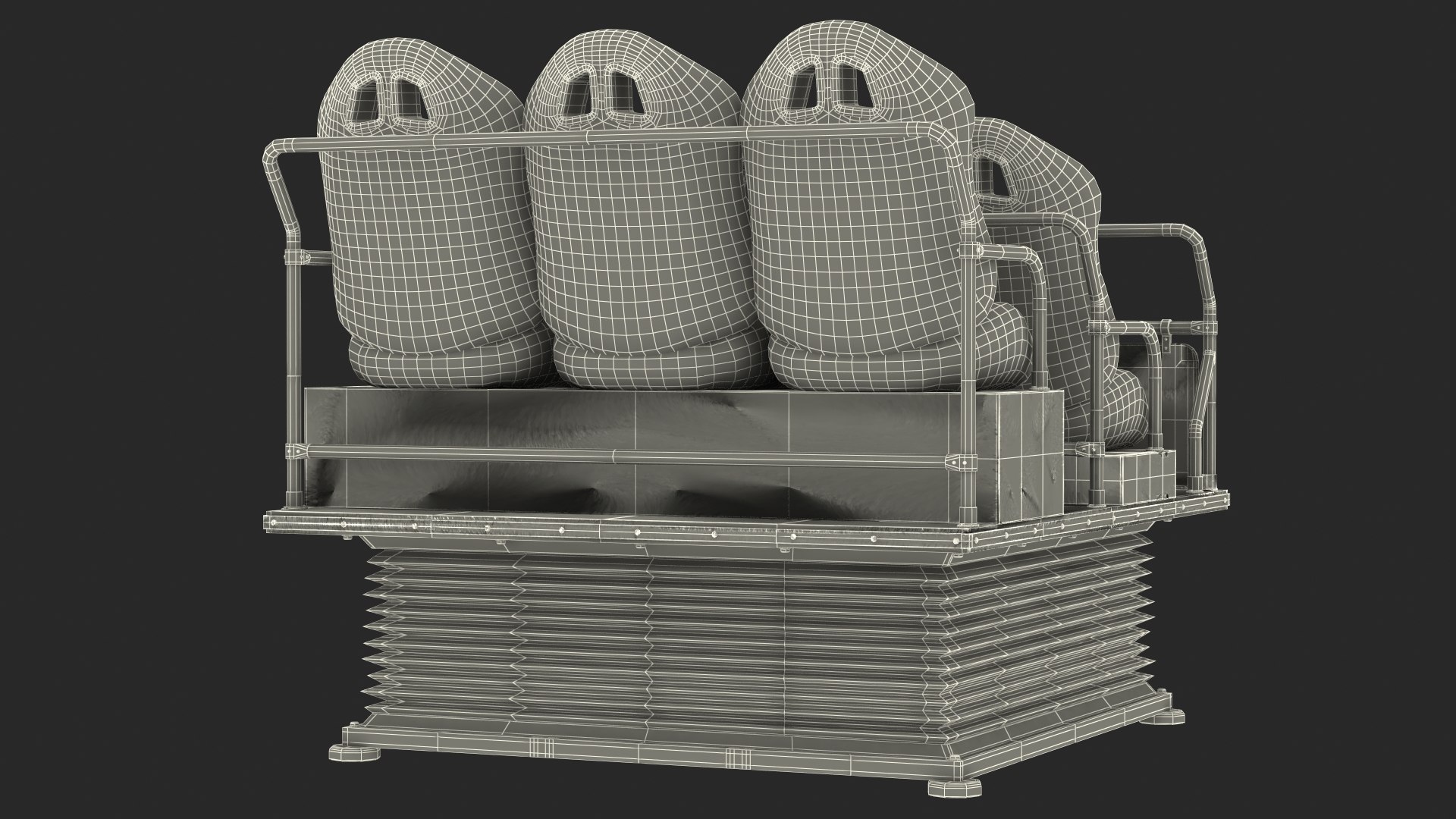 3D Dynamic Cinema Game Machine 7D model - TurboSquid 1766839