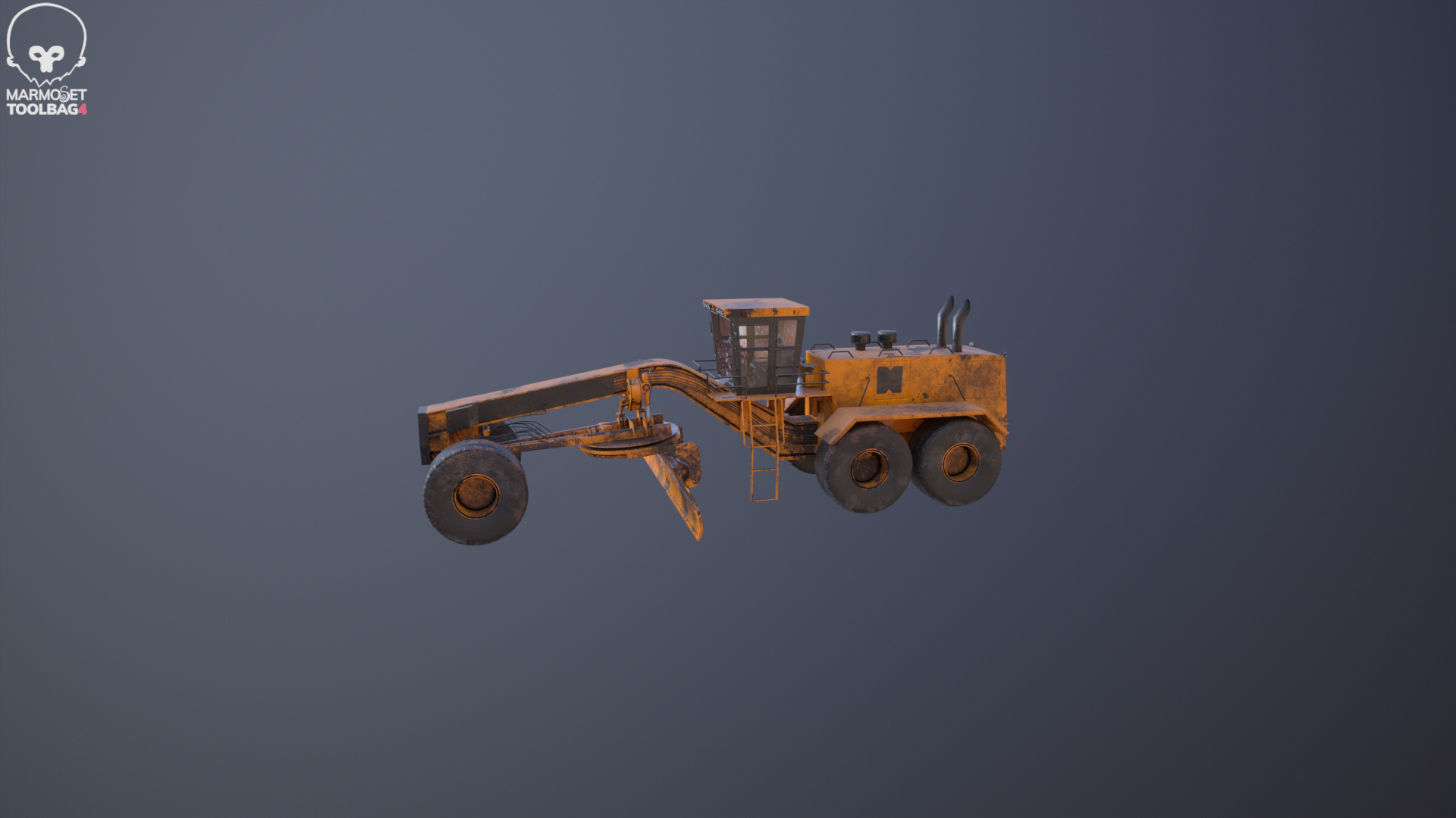 Old Generic Motor Grader 3D Model - TurboSquid 2235797
