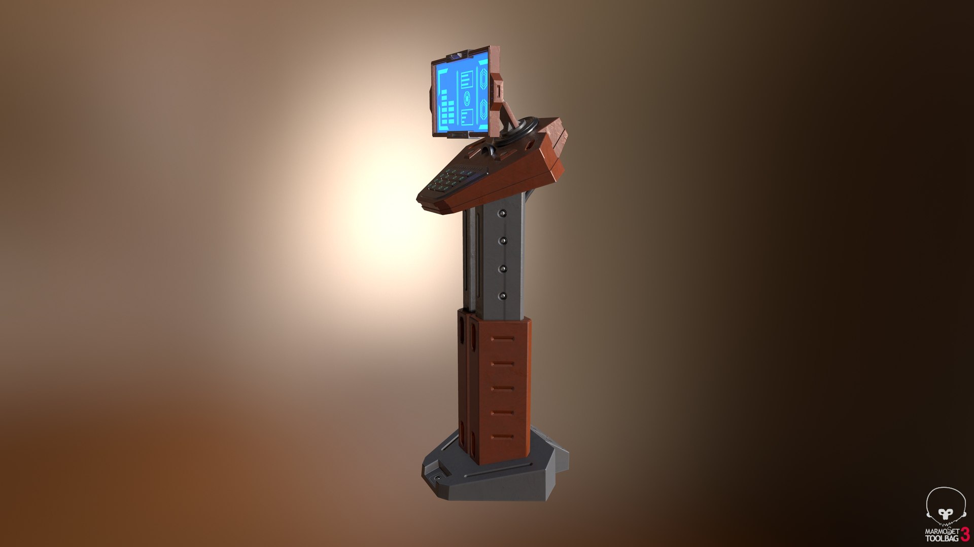 3D Scifi Computer Unit - TurboSquid 1938311