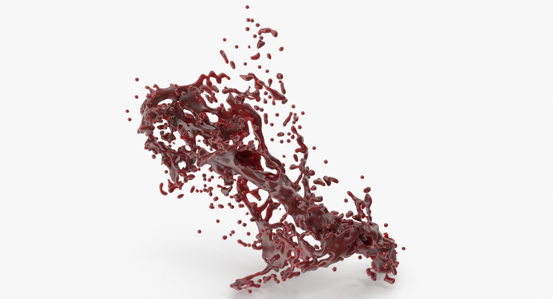 3D model blood splash - TurboSquid 1280031