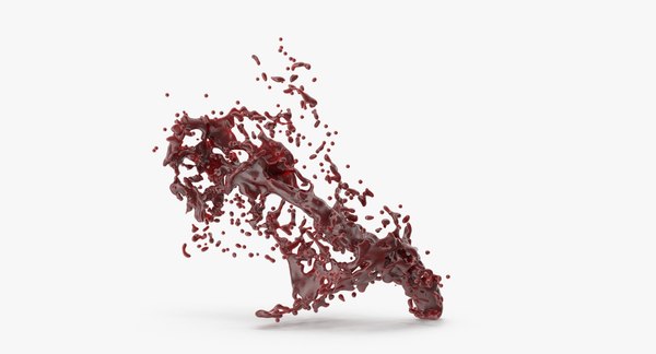 3D model blood splash - TurboSquid 1280031