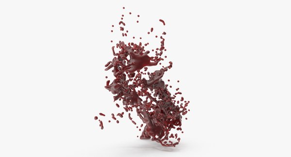 3D model blood splash - TurboSquid 1280031