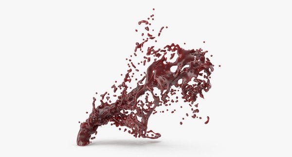 3D model blood splash - TurboSquid 1280031