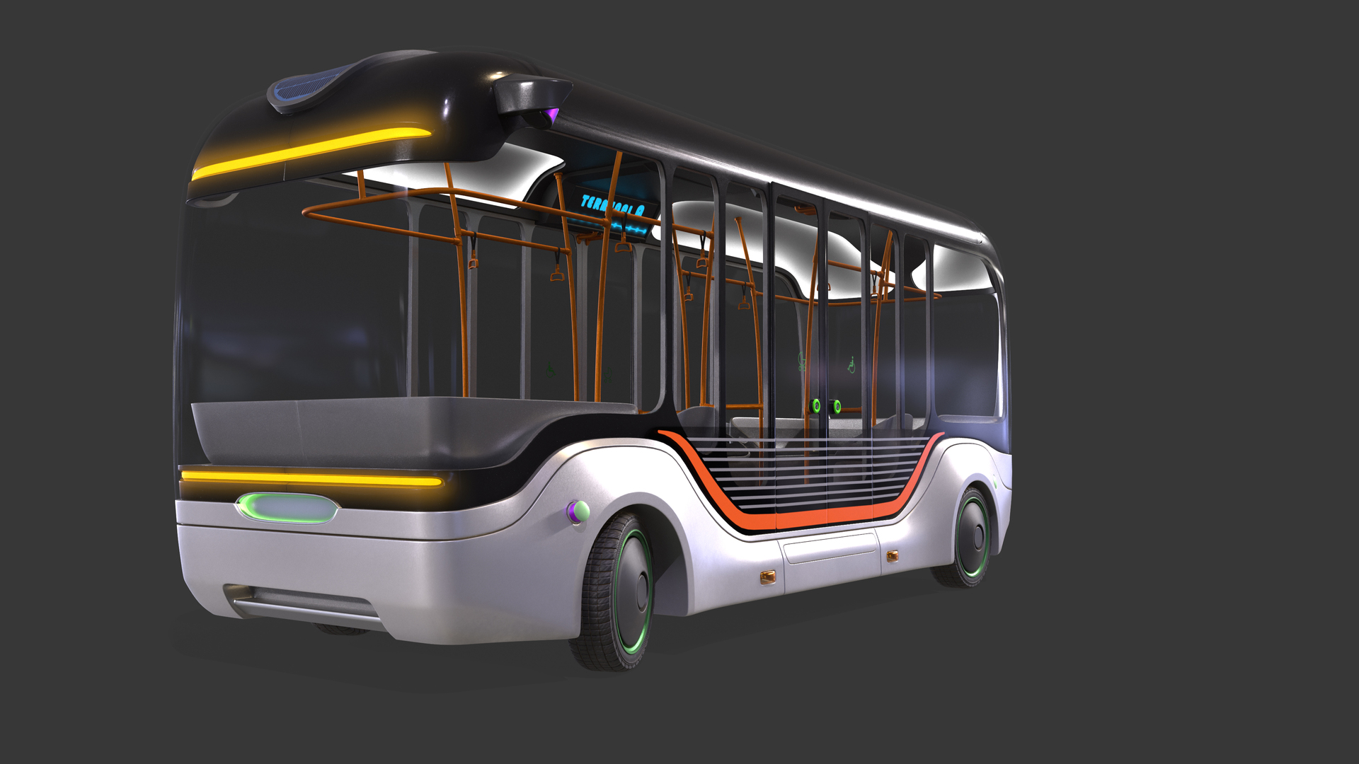 Bus Self Driving 3D - TurboSquid 2285259