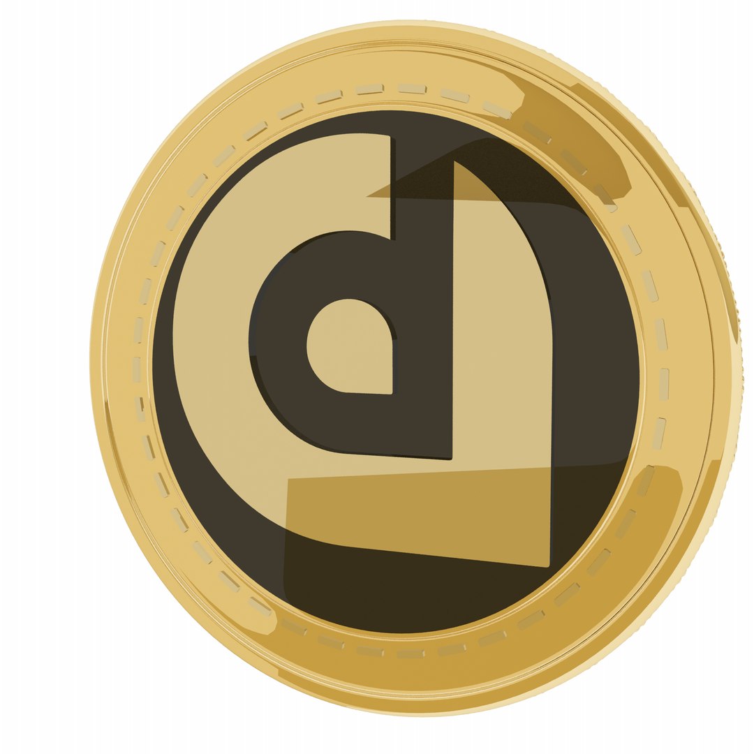 3D Model LiquidApps Cryptocurrency Gold Coin - TurboSquid 1857099