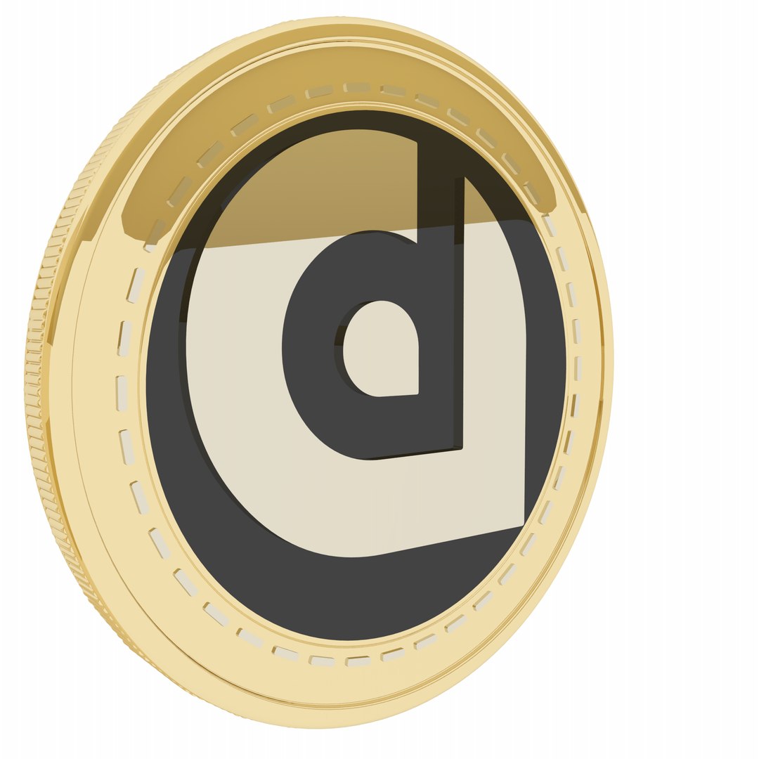 3D Model LiquidApps Cryptocurrency Gold Coin - TurboSquid 1857099