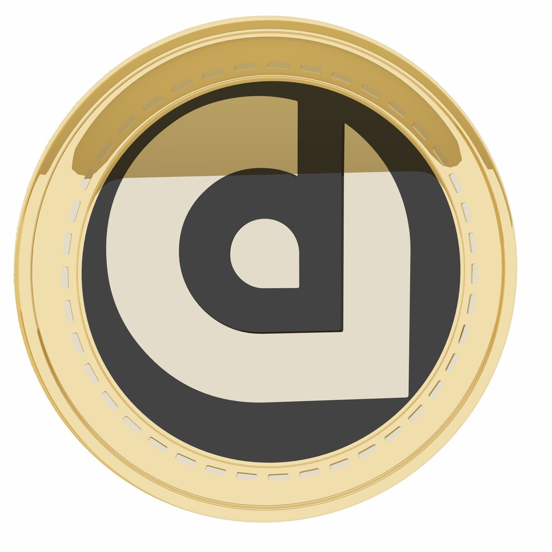 3D Model LiquidApps Cryptocurrency Gold Coin - TurboSquid 1857099