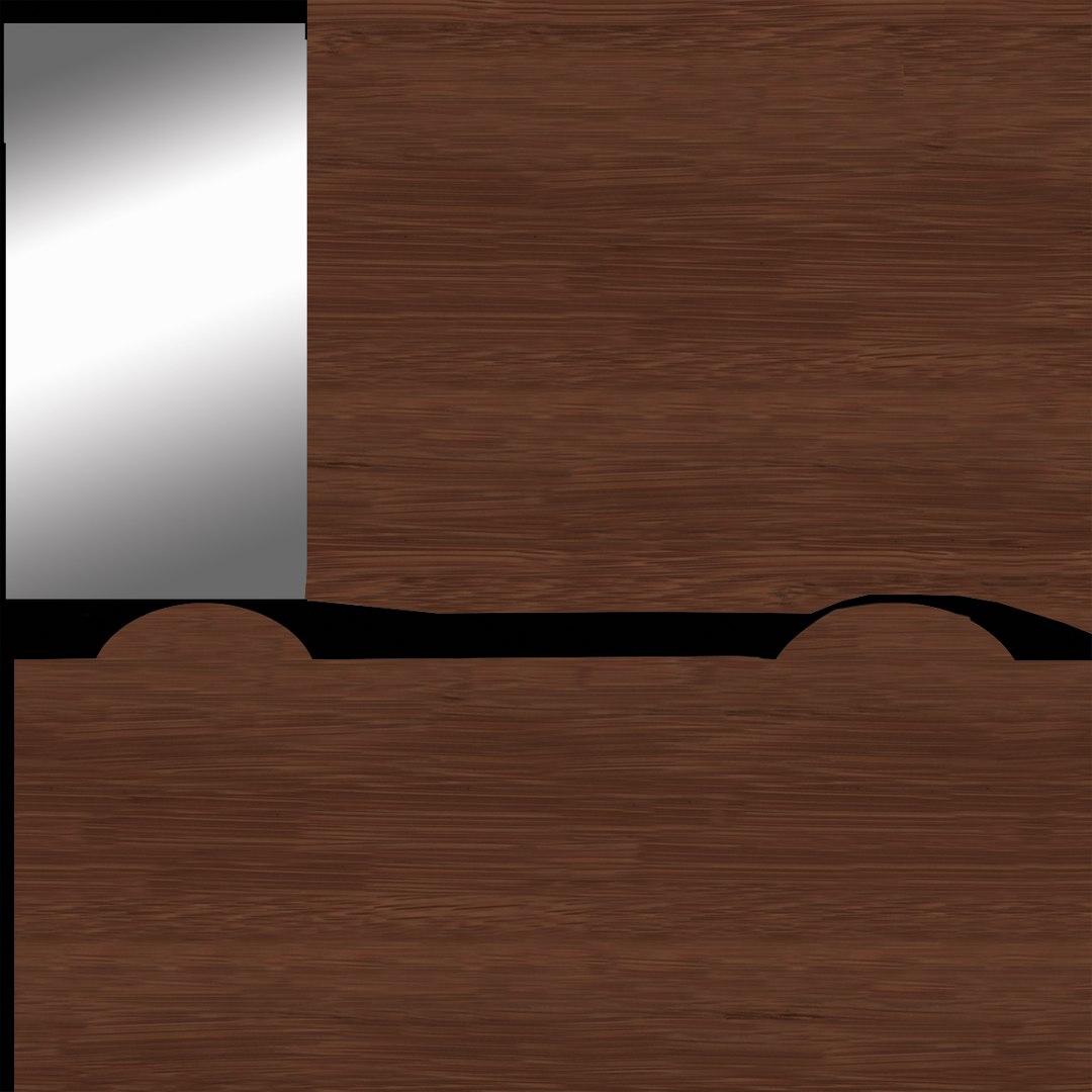 3D Model Wooden Chest With Scrolls 3D Model - TurboSquid 1863830