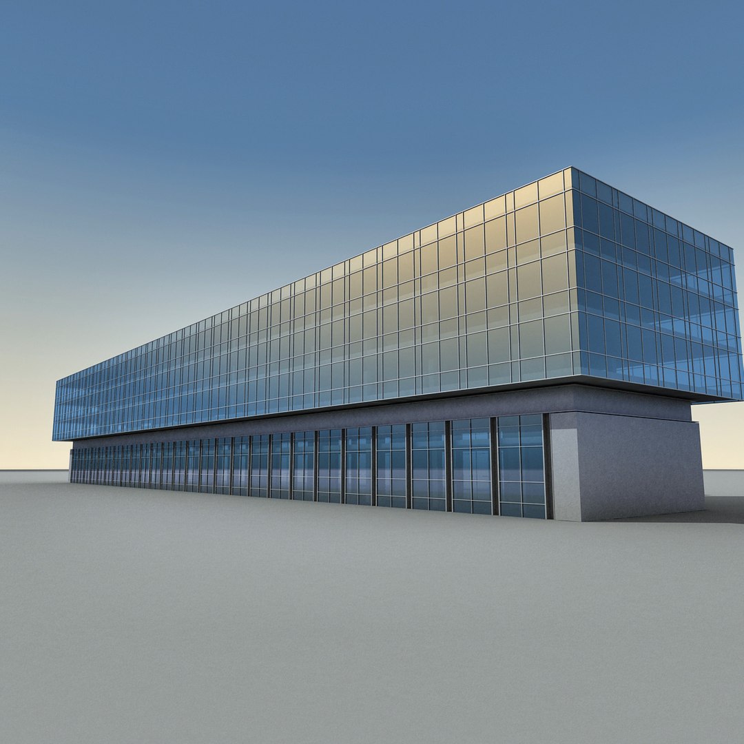 3d Max Modern Building