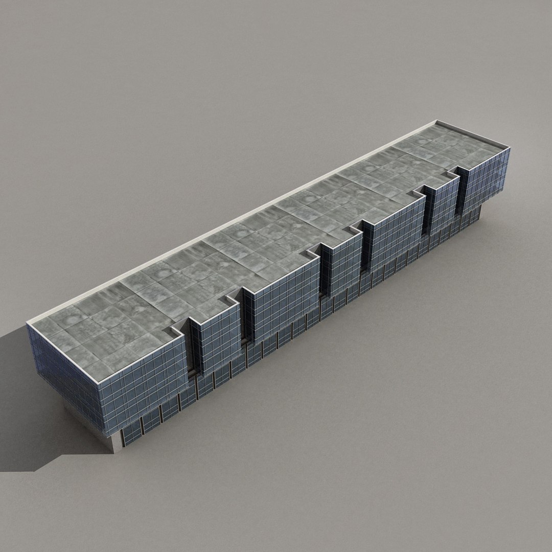 3d Max Modern Building