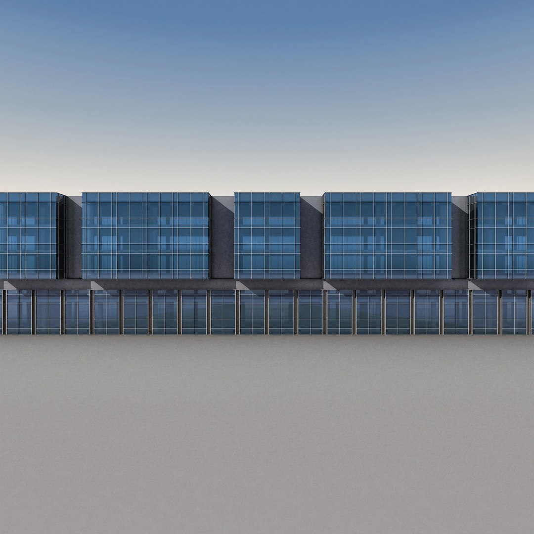 3d Max Modern Building