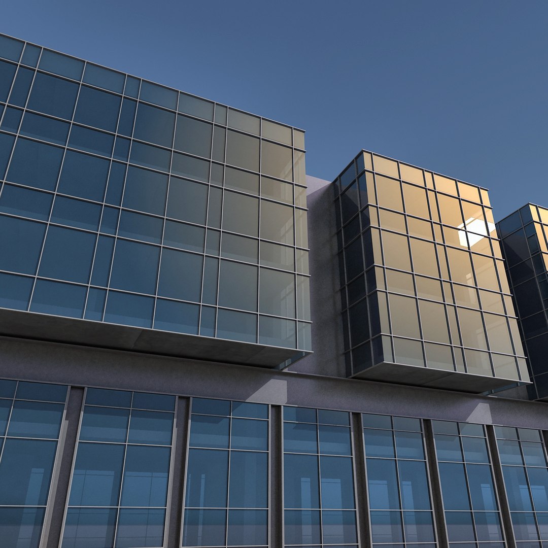 3d Max Modern Building