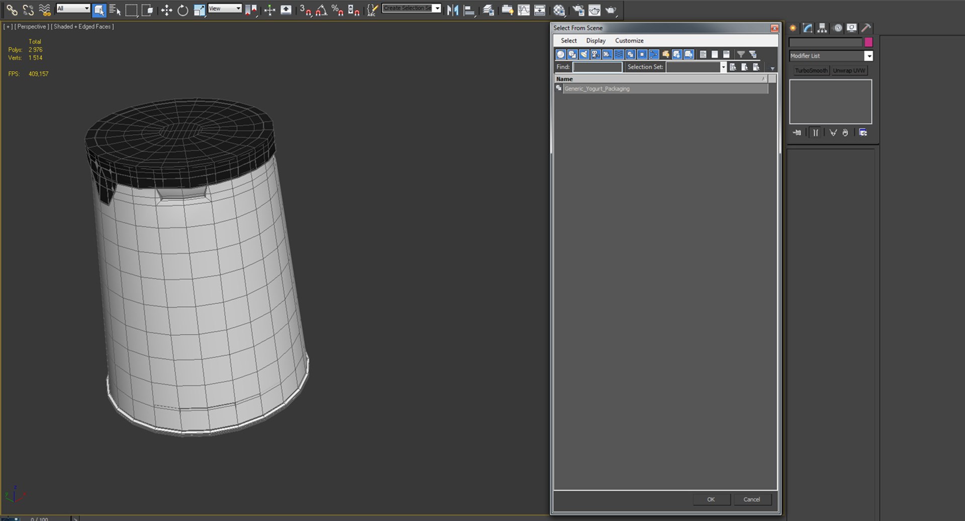 3d Generic Yogurt Packaging