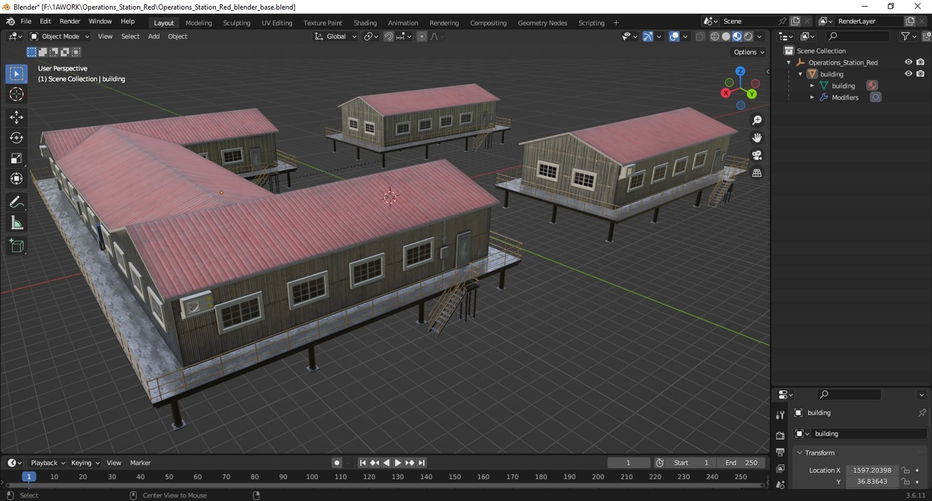 3D Operations Station Red - TurboSquid 2317835