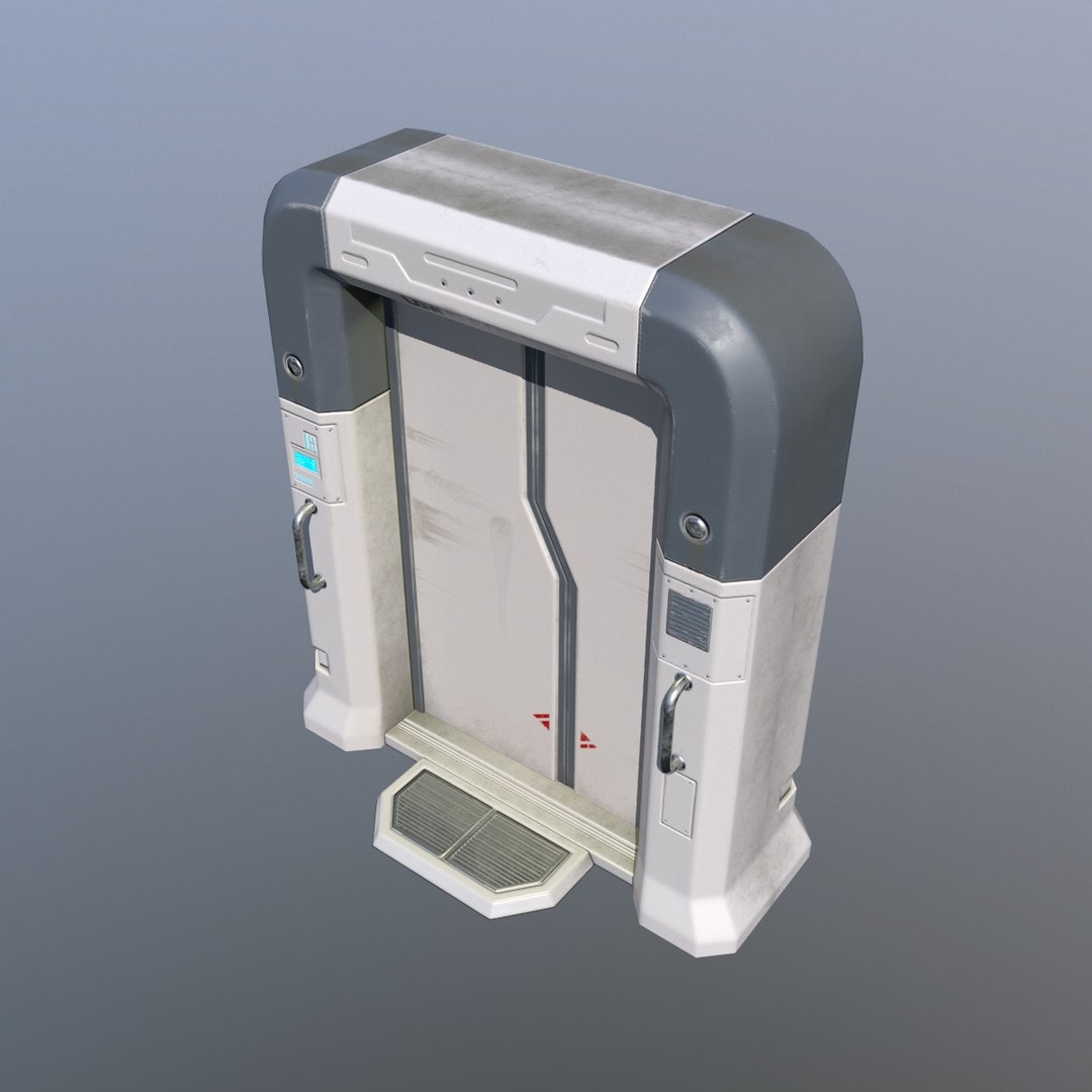 Low-poly Sci-fy Gates 3D - TurboSquid 1242936