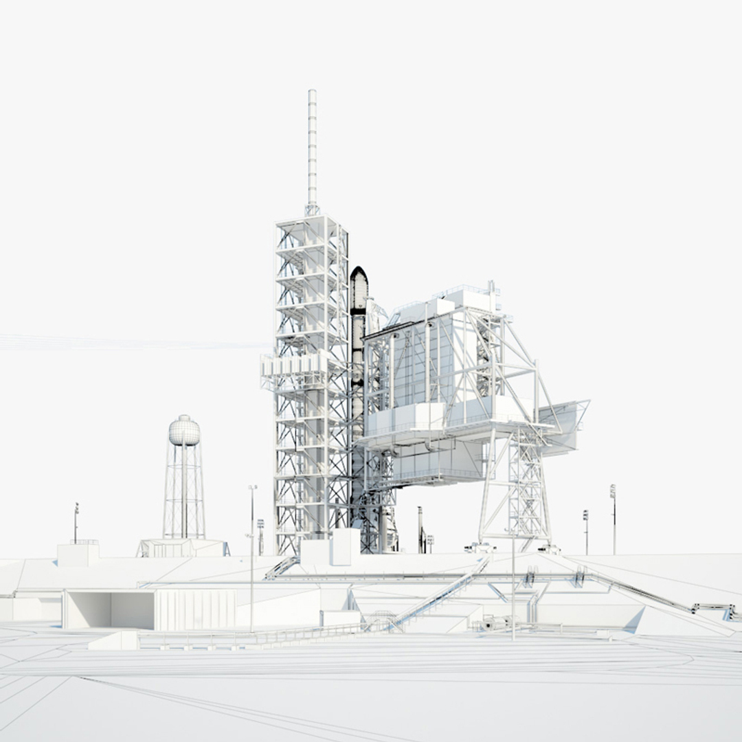 Kennedy Space Center Launch Complex model - TurboSquid 1723001