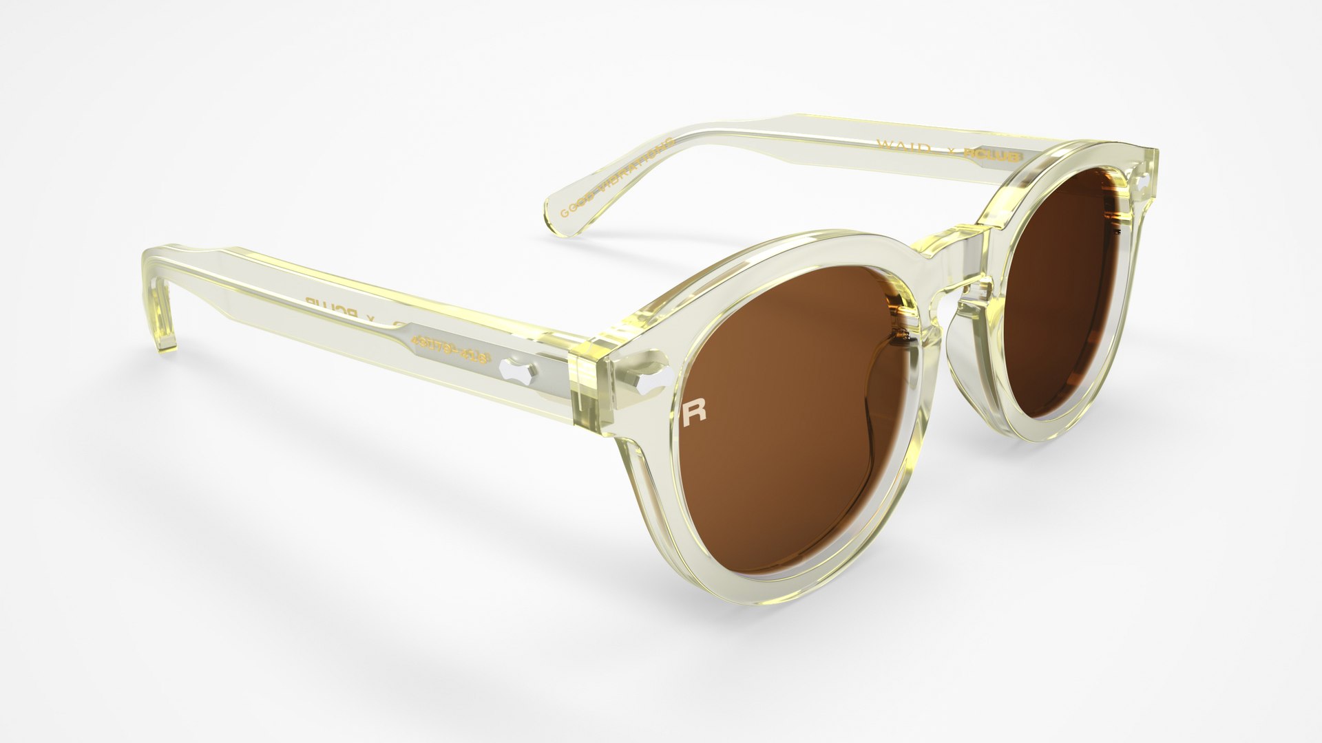 Transparent Frame Sunglasses 3D Model - TurboSquid 1870199
