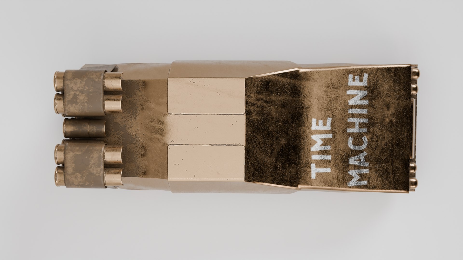 Delorean Time Machine 3D model - TurboSquid 2181543