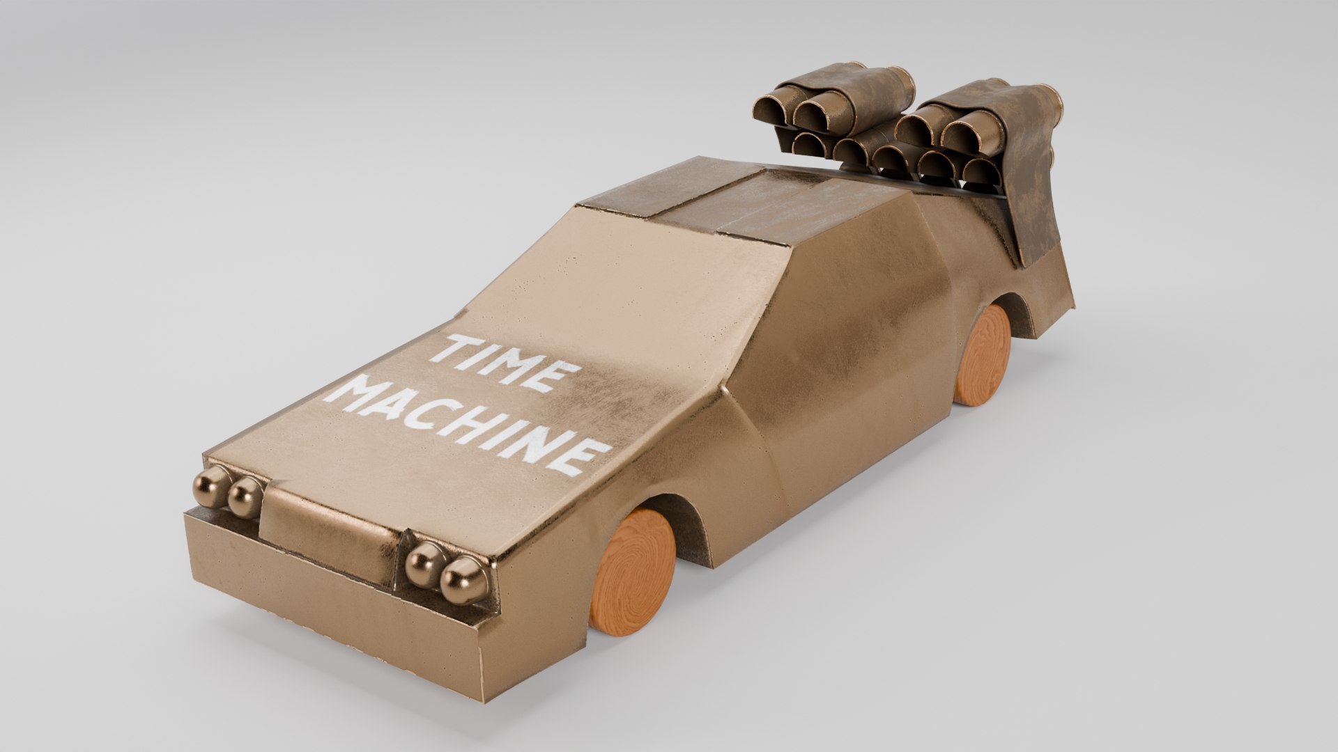 Delorean Time Machine 3D model - TurboSquid 2181543