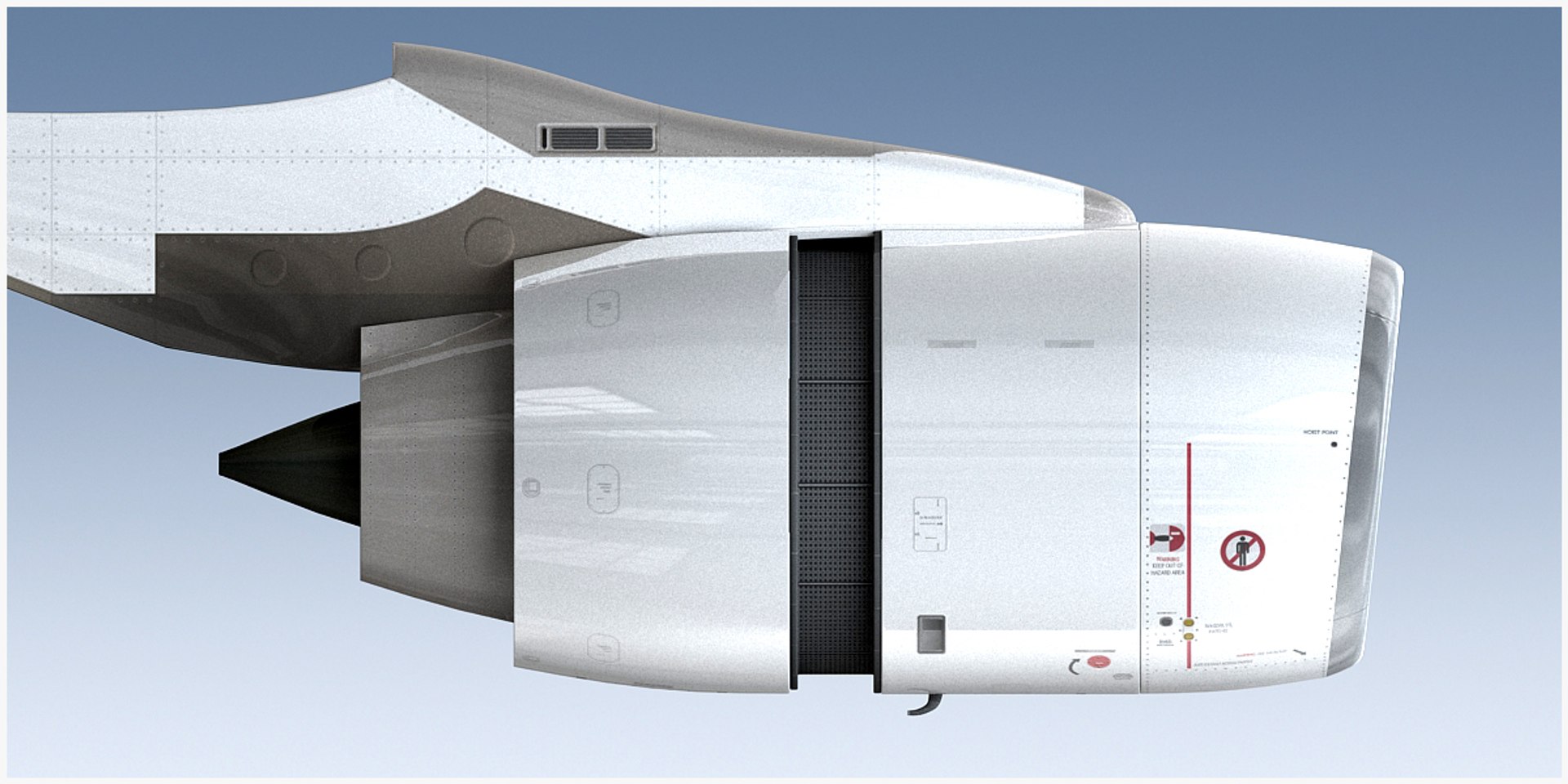 Airbus A340 Engine 3D Model - TurboSquid 1462698