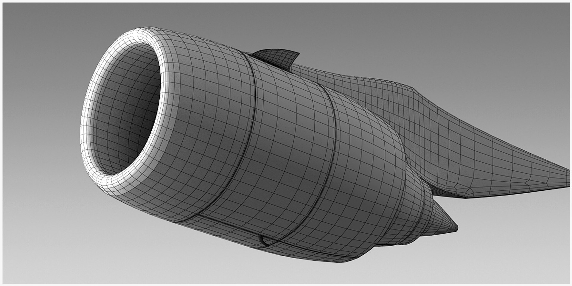 Airbus A340 Engine 3D Model - TurboSquid 1462698