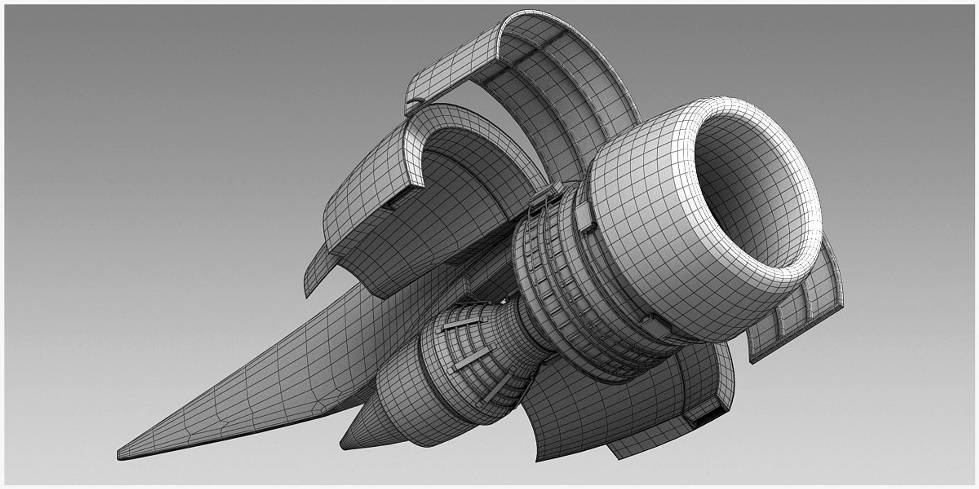 Airbus A340 Engine 3D Model - TurboSquid 1462698