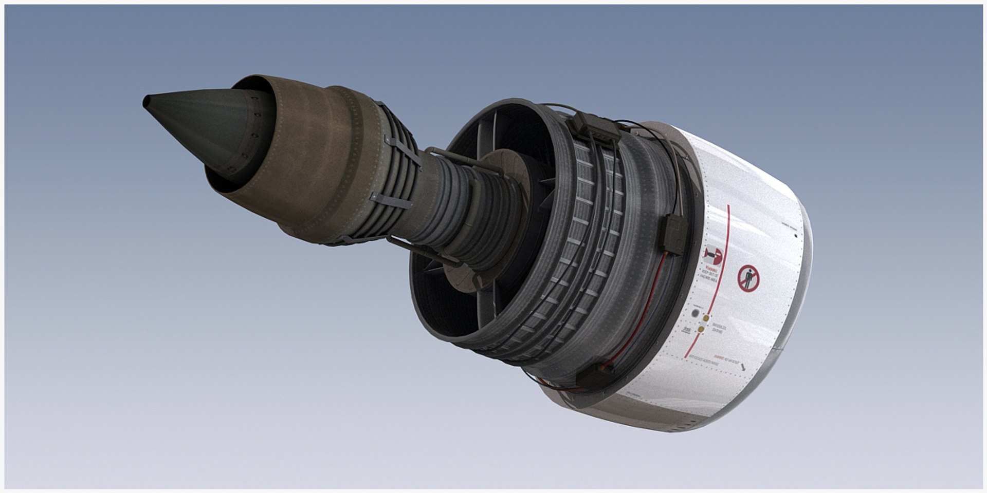 Airbus A340 Engine 3D Model - TurboSquid 1462698