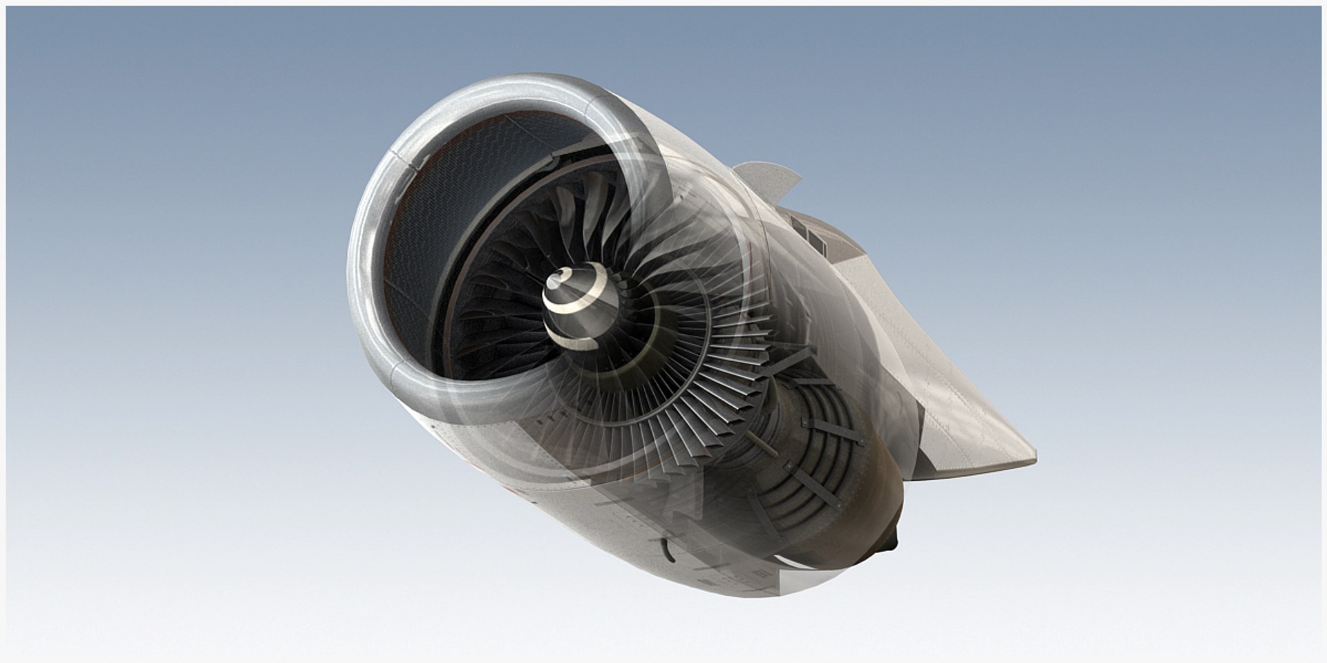 Airbus A340 Engine 3D Model - TurboSquid 1462698